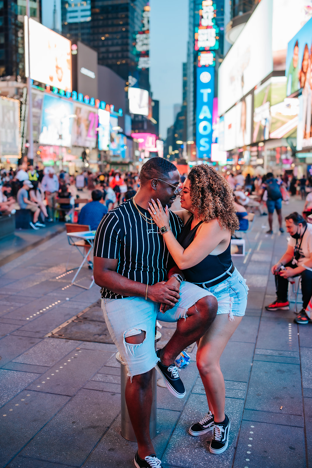 New York City // Couples Photo Session // Time Square - All Heart Photo ...